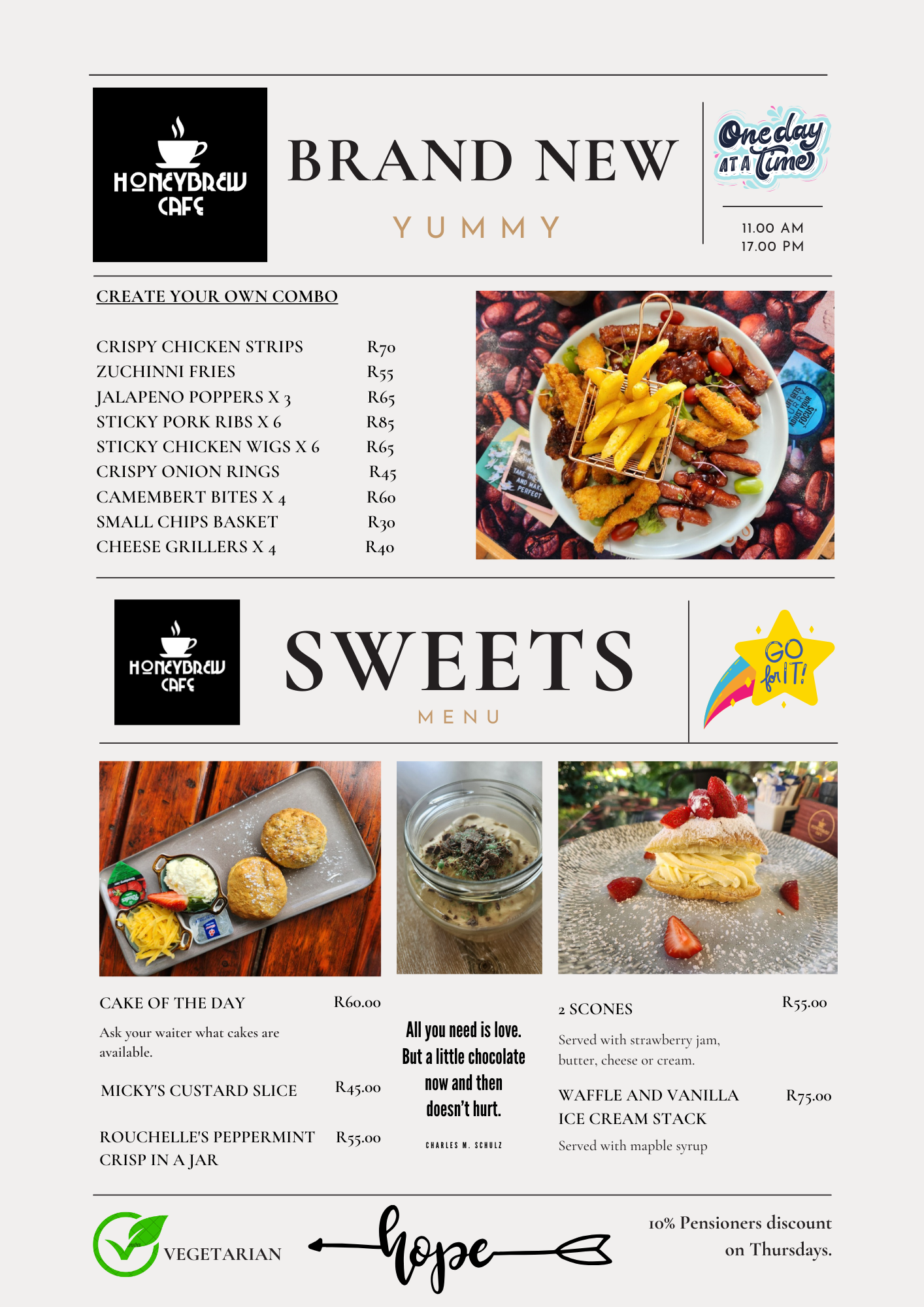 Menu – HoneyBrew Café